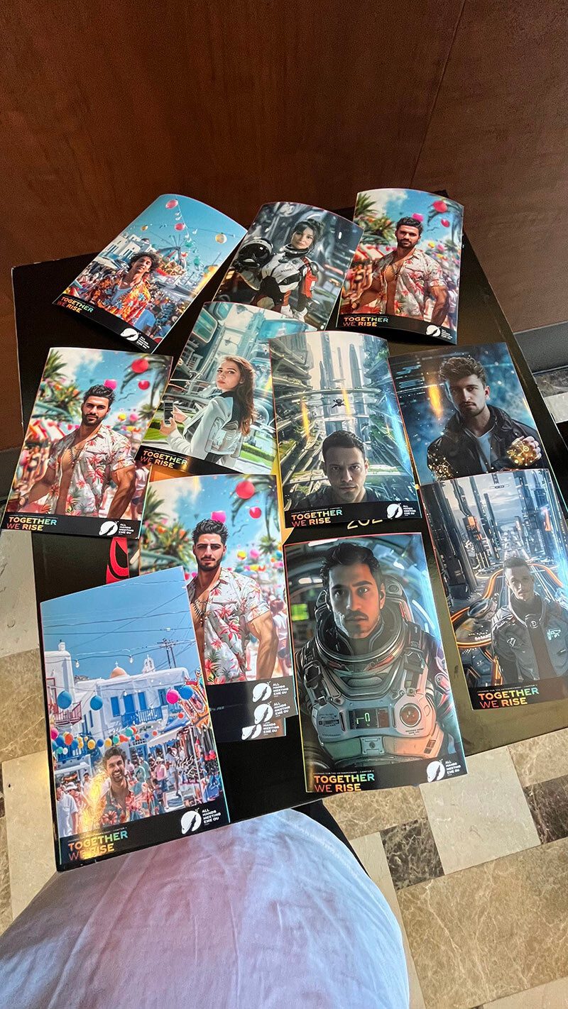 Totem interativo de fotos com IA - Sonser Entretenimento